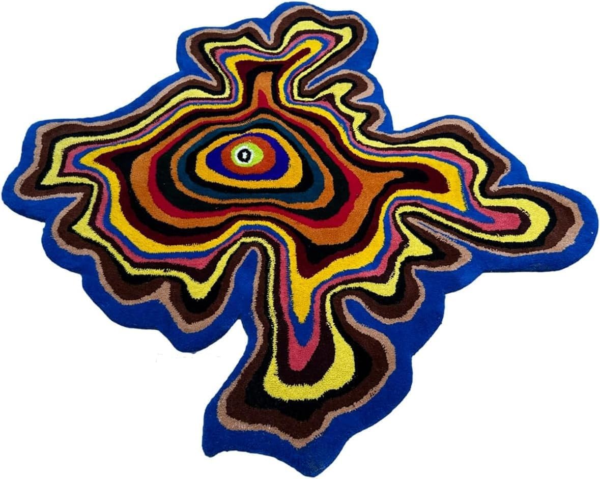 Amazon.com: Carpet Mahal_Modern Hand-Tufted 100% New Zealand Wool ...