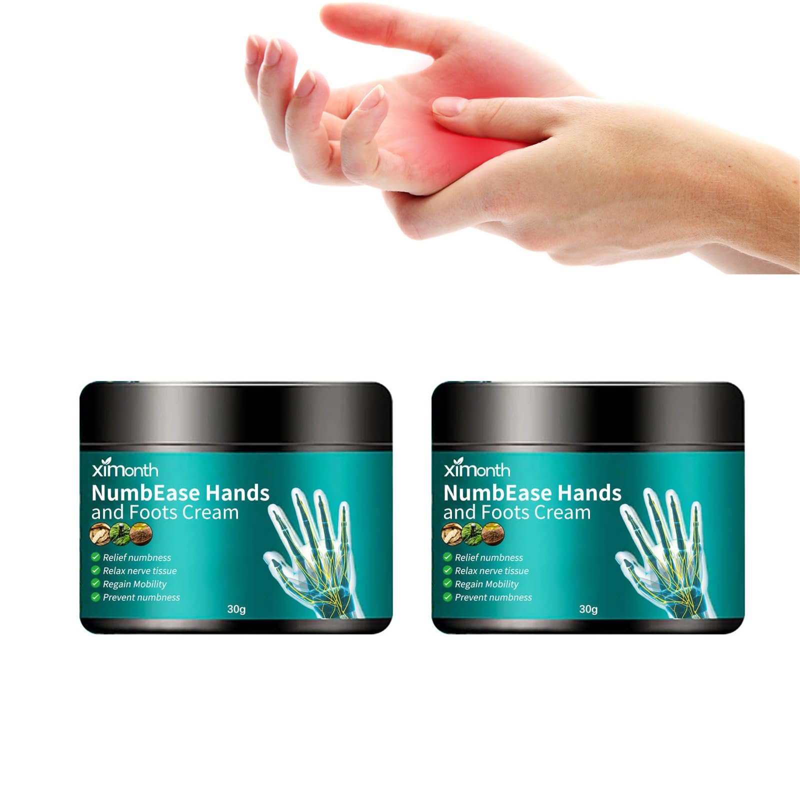 Cream for Hands and Feet, Nerve Pain Relief Cream, Neuropathy Nerve ...