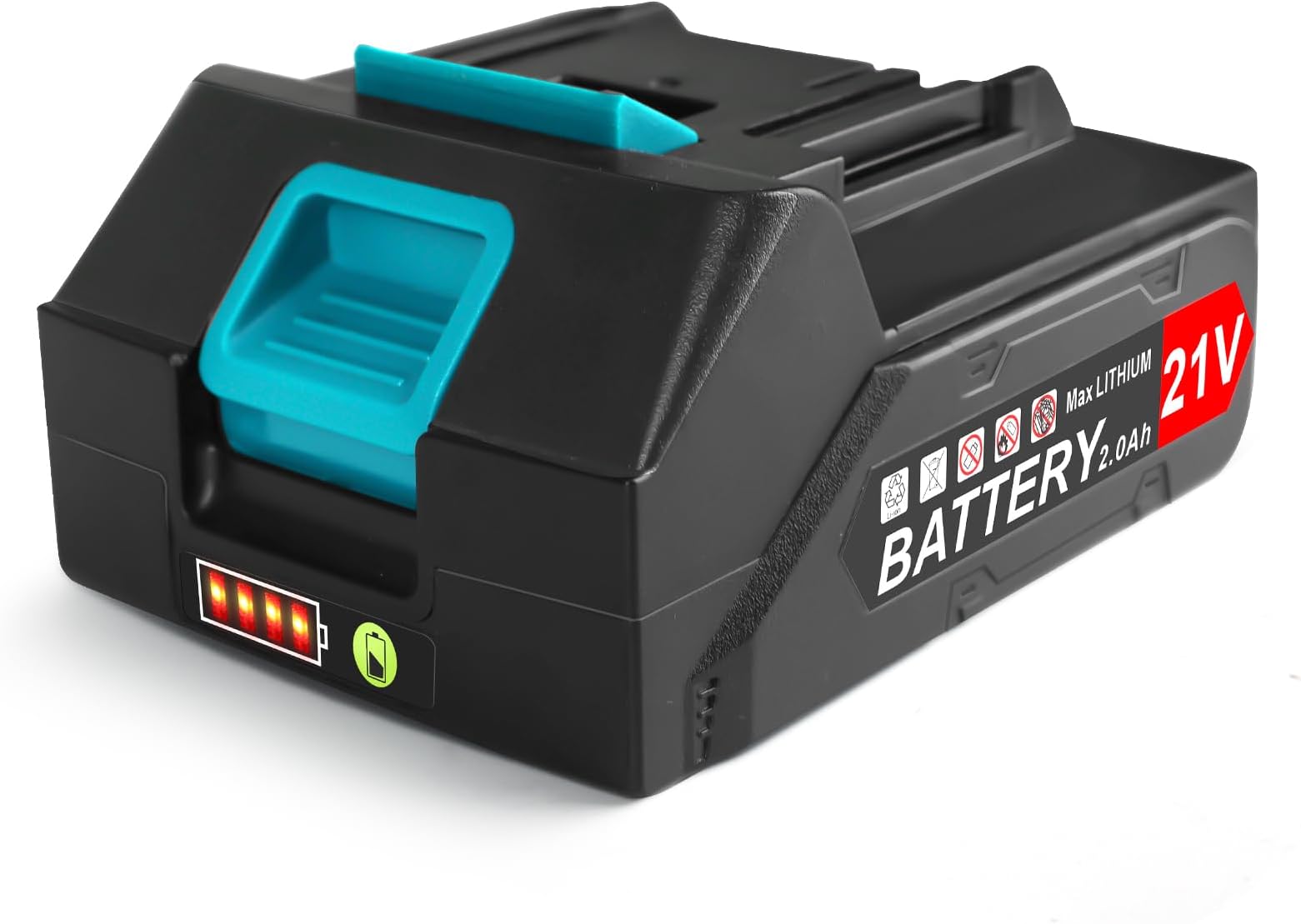 Amazon.com: 21V 2.0Ah Battery Pack for Makita Lithium Ion Replacement Battery, Large Capacity ...