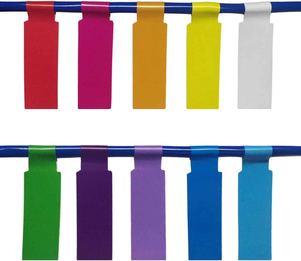 300 Pcs Tear Resistant Wire Identification Labels, Colorful Waterproof ...