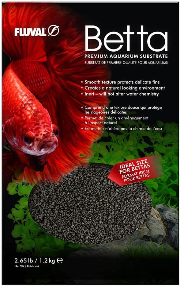 Amazon.com : Fluval Betta Sand, Decorative Aquarium Gravel, Black : Pet ...