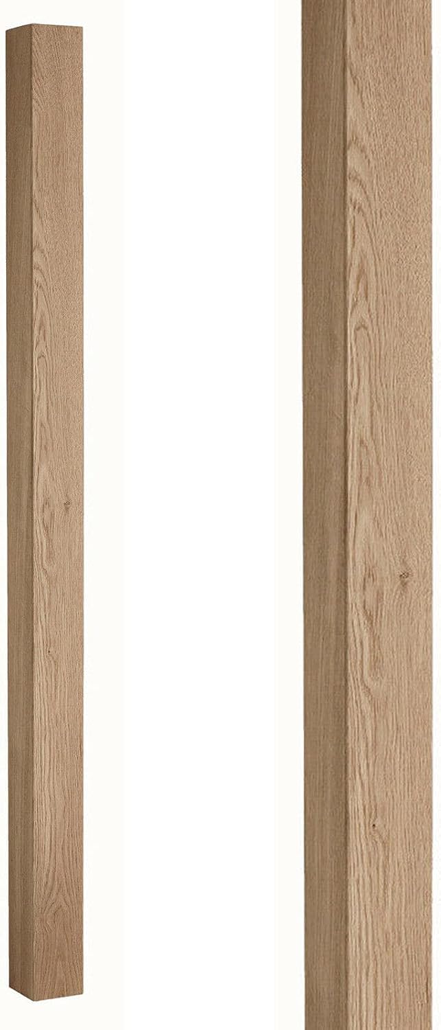 1500mm Plain Square Oak Newel Post (1500mm Half Post) : Amazon.co.uk ...