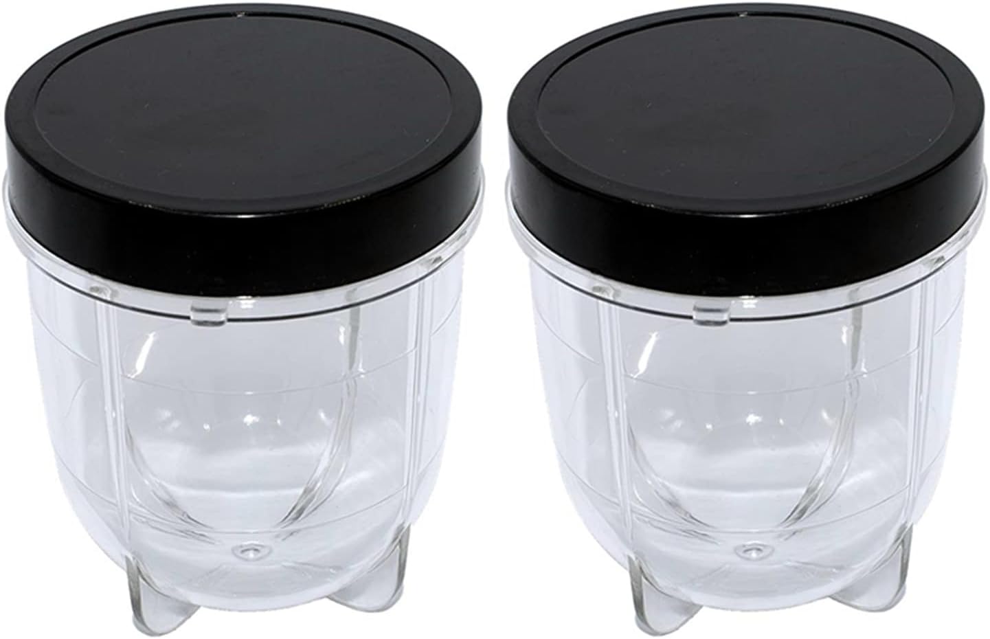 Amazon.com: Pack of 2x12Oz Short Jar Cups for Magic Bullet Blender 250W ...