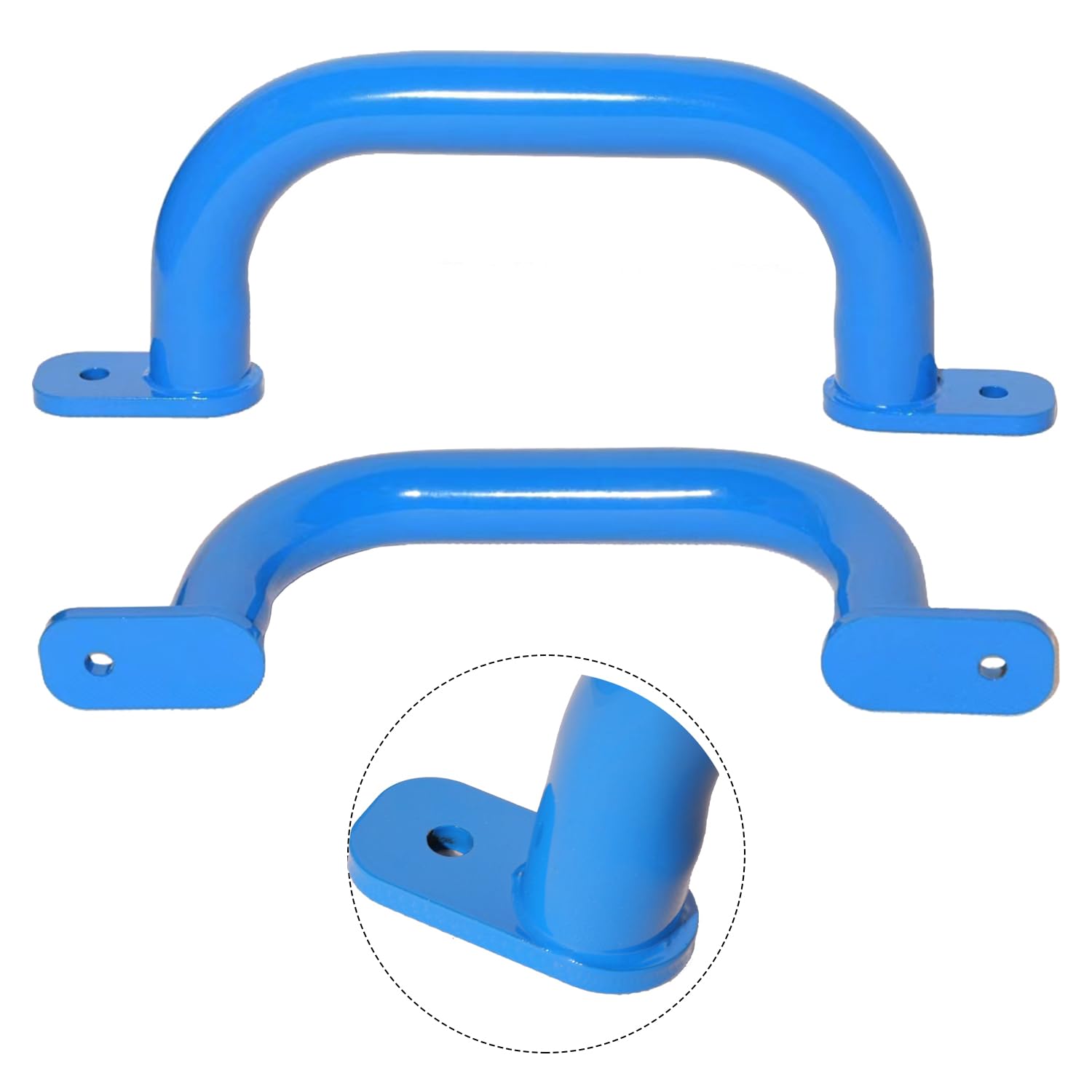 Snapklik.com : 10 Inch Blue Metal Playground Handles 1 Pair, Playset ...