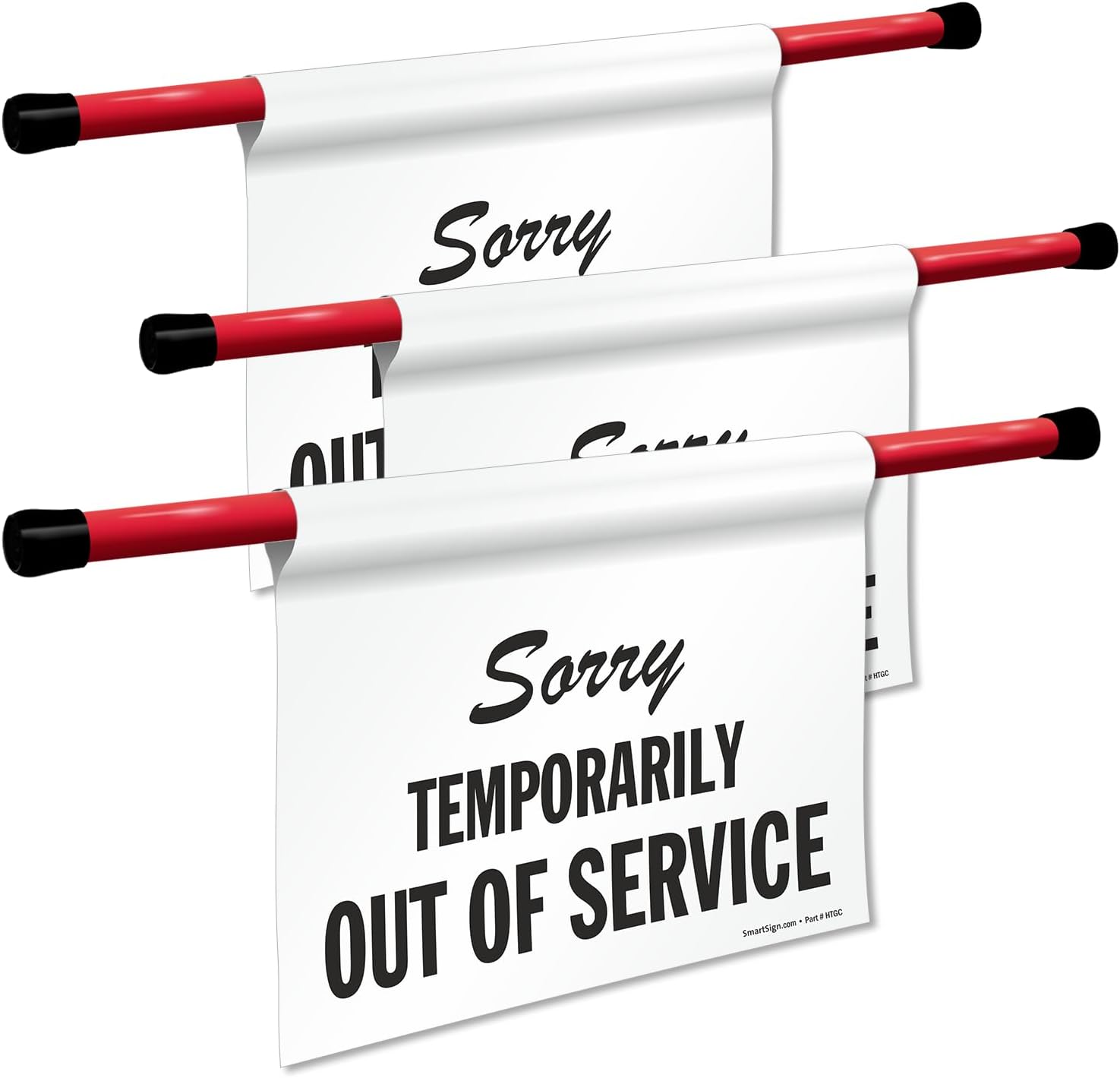 Amazon.com : SmartSign 3-Pack 'Sorry Temporarily Out Of Service ...