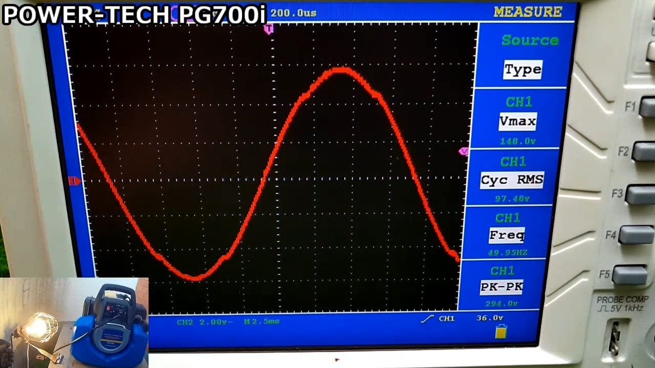 Amazon | パワーテック インバーター発電機 PG700i | 発電機