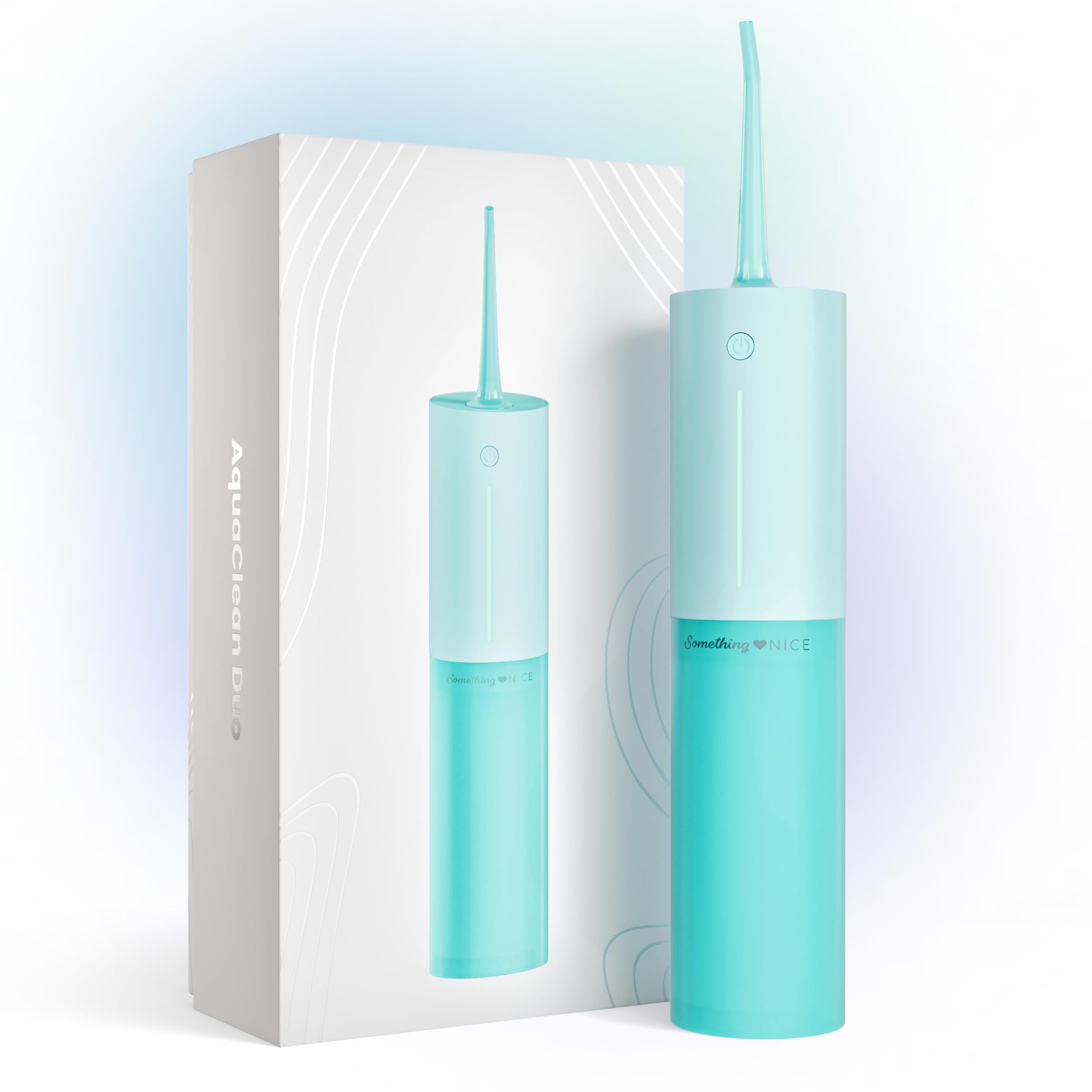 Amazon.com: SOMETHING NICE AquaClean Duo Water Flosser - Portable ...