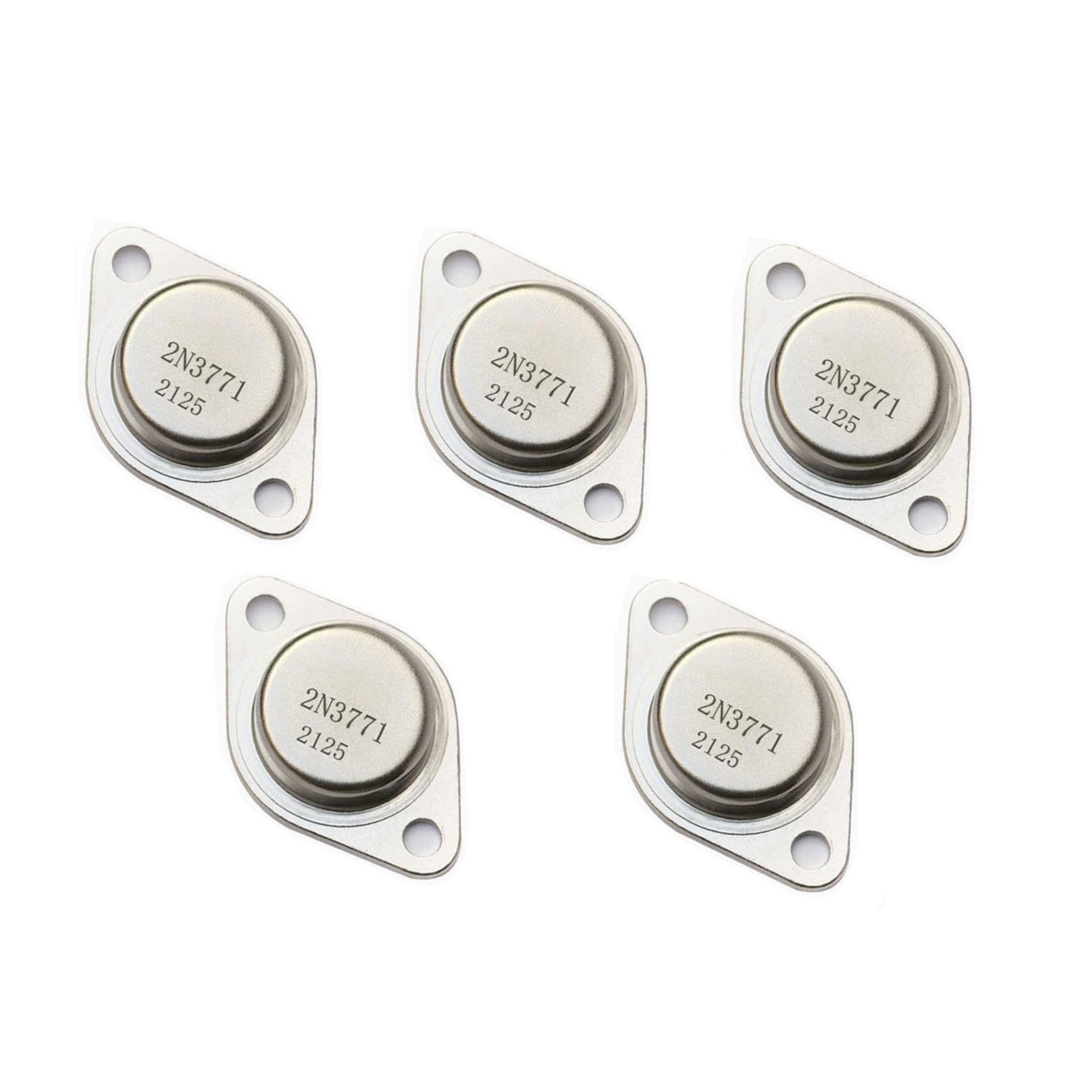 YEGAFE 5Pcs 2N3771 2N3771G Power AMPS Transistor,30A 40V 150W 2-Pin to ...
