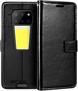 Amazon.com: PU Leather Phone Wallet Case Compatible with Unihertz 8849 Tank 3 Pro, Magnetic Flip ...