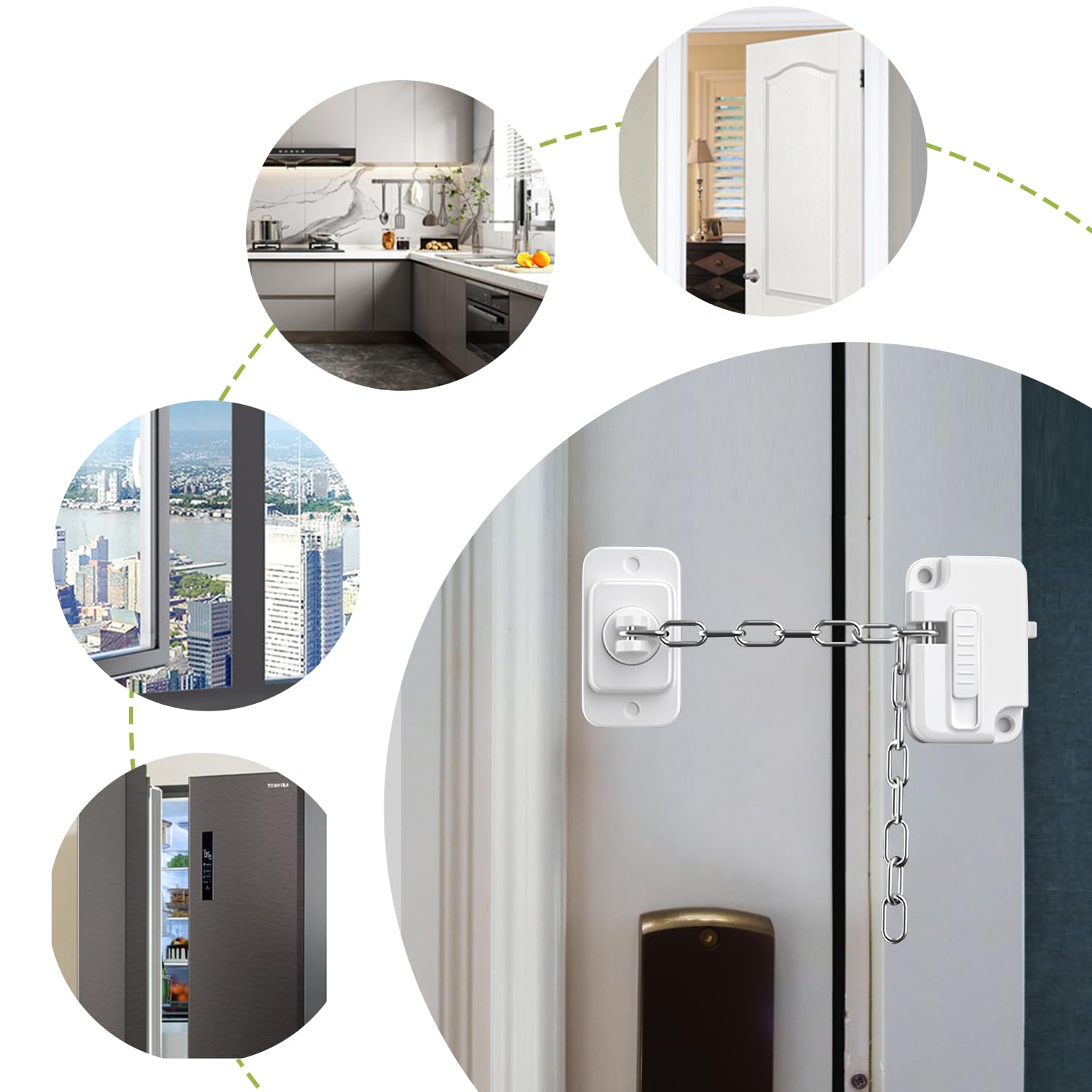 2PCS Window Locks, Window Safety Lock, Child Window Safety Locks ...