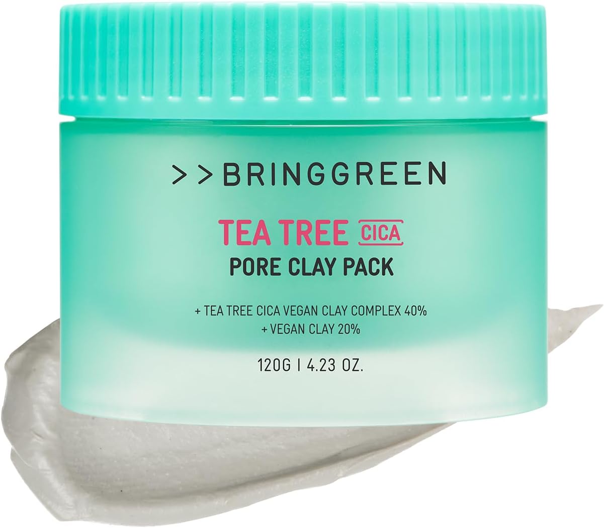 Amazon.com : BRING GREEN Tea Tree Cica Pore Clay Pack | Vegan Deep Pore ...