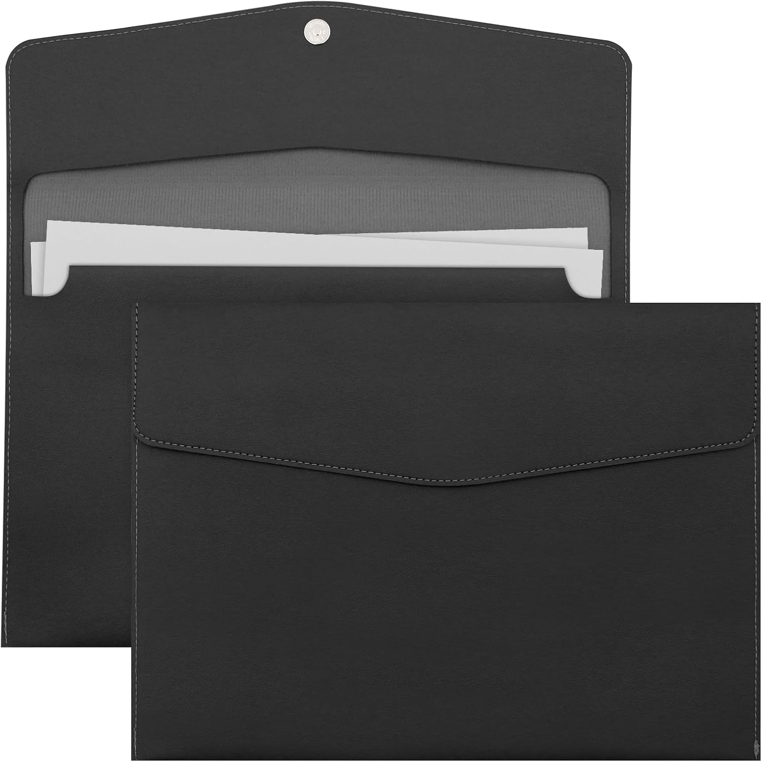 Lookka A4 Document File Folder, New Soft Leather A4 Pocket Envelope ...