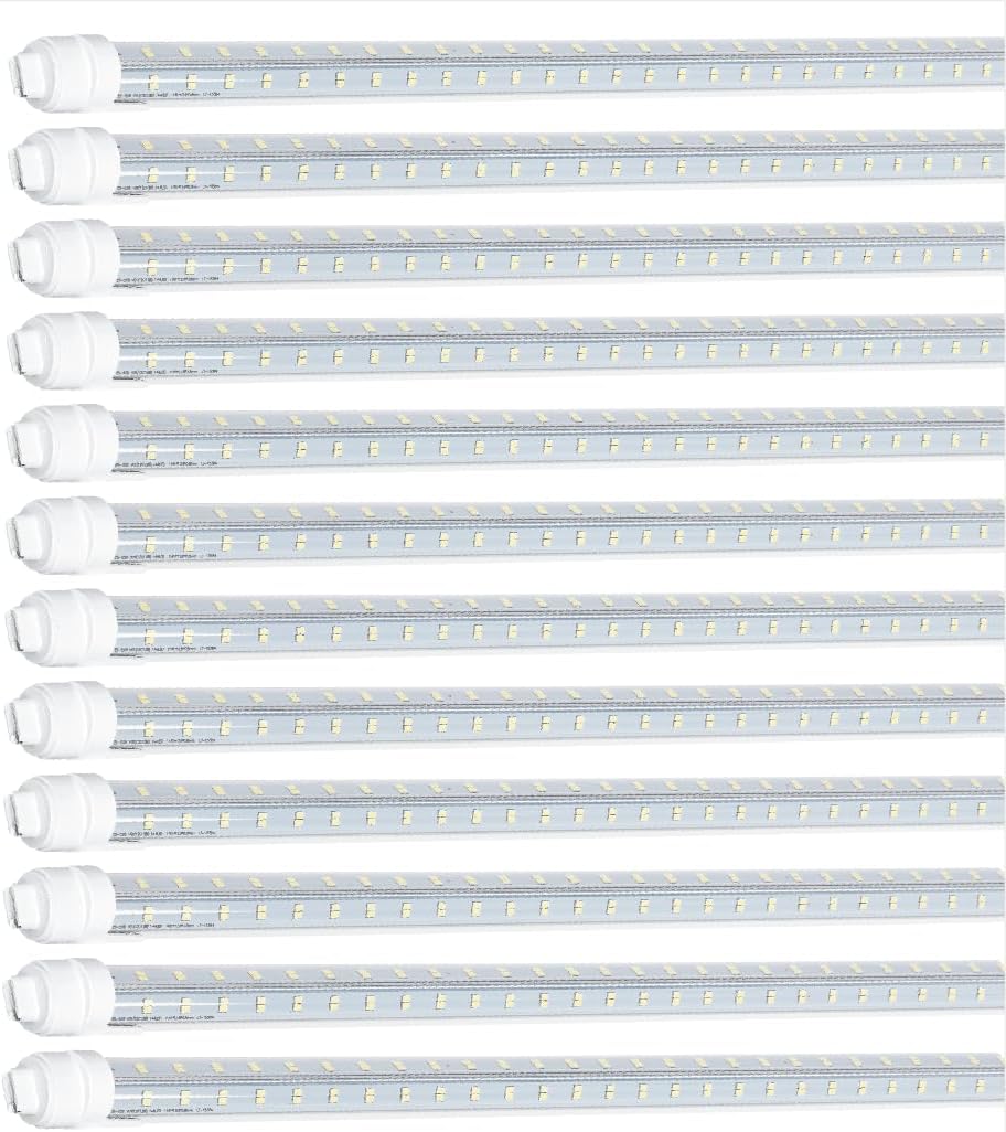 Super Bright V Shaped 8FT R17D/HO LED Tube Lights 270° Angel, 4 Row ...