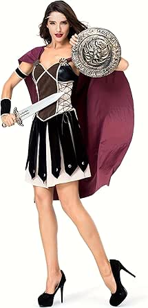 Amazon.com: Haoviorus Xena Warrior Princess Costume Sexy Roman ...