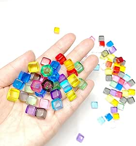 Amazon.com: 200PCS 8mm/0.3" Acrylic Super Small Clear Transparent ...