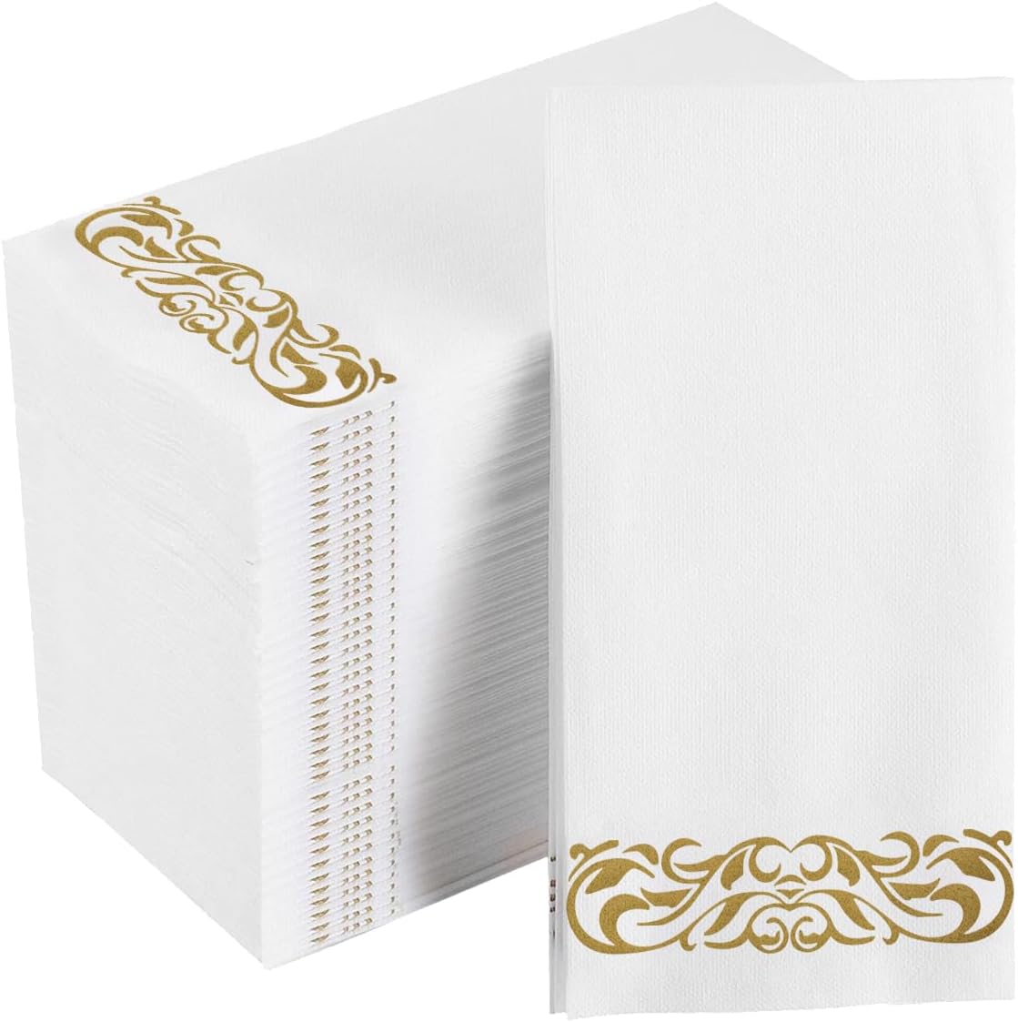 Amazon.com: Capsella Premium Quality Fancy Elegant Disposable Guest ...