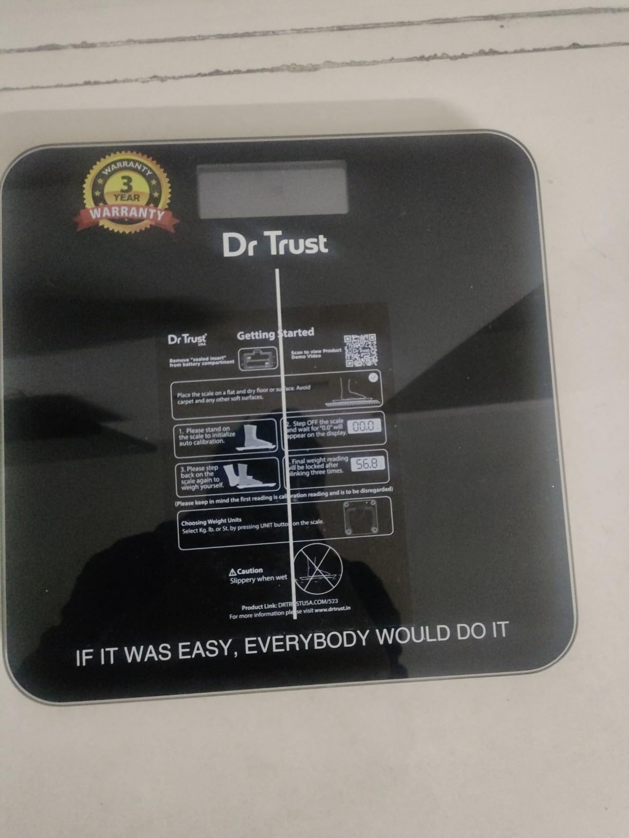 Dr Trust USA Inspire Personal Digital Electronic Weight Machine For ...