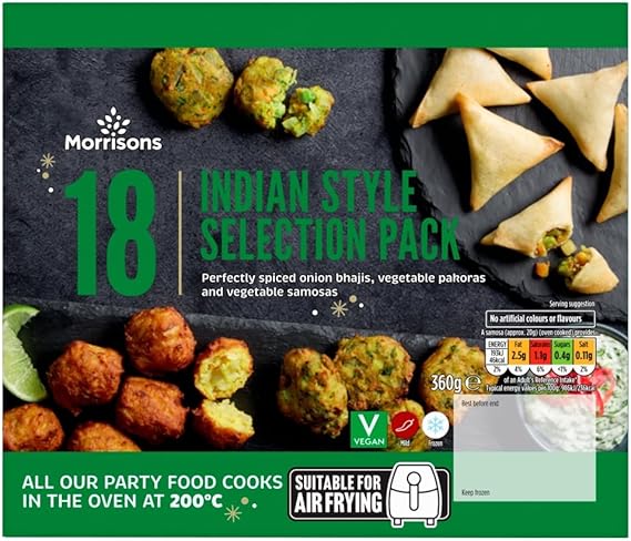 Morrisons Indian Selection Pack 360g : Amazon.co.uk: Grocery