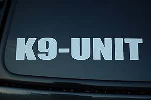 K9 Unit Police Dog Vinyl Sticker Decal (V172) K-9 Choose Color!! Law ...