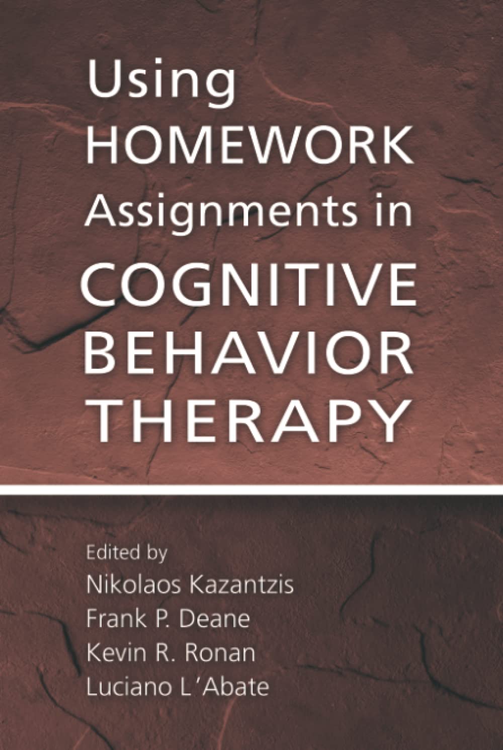 Amazon.com: Using Homework Assignments in Cognitive Behavior Therapy ...