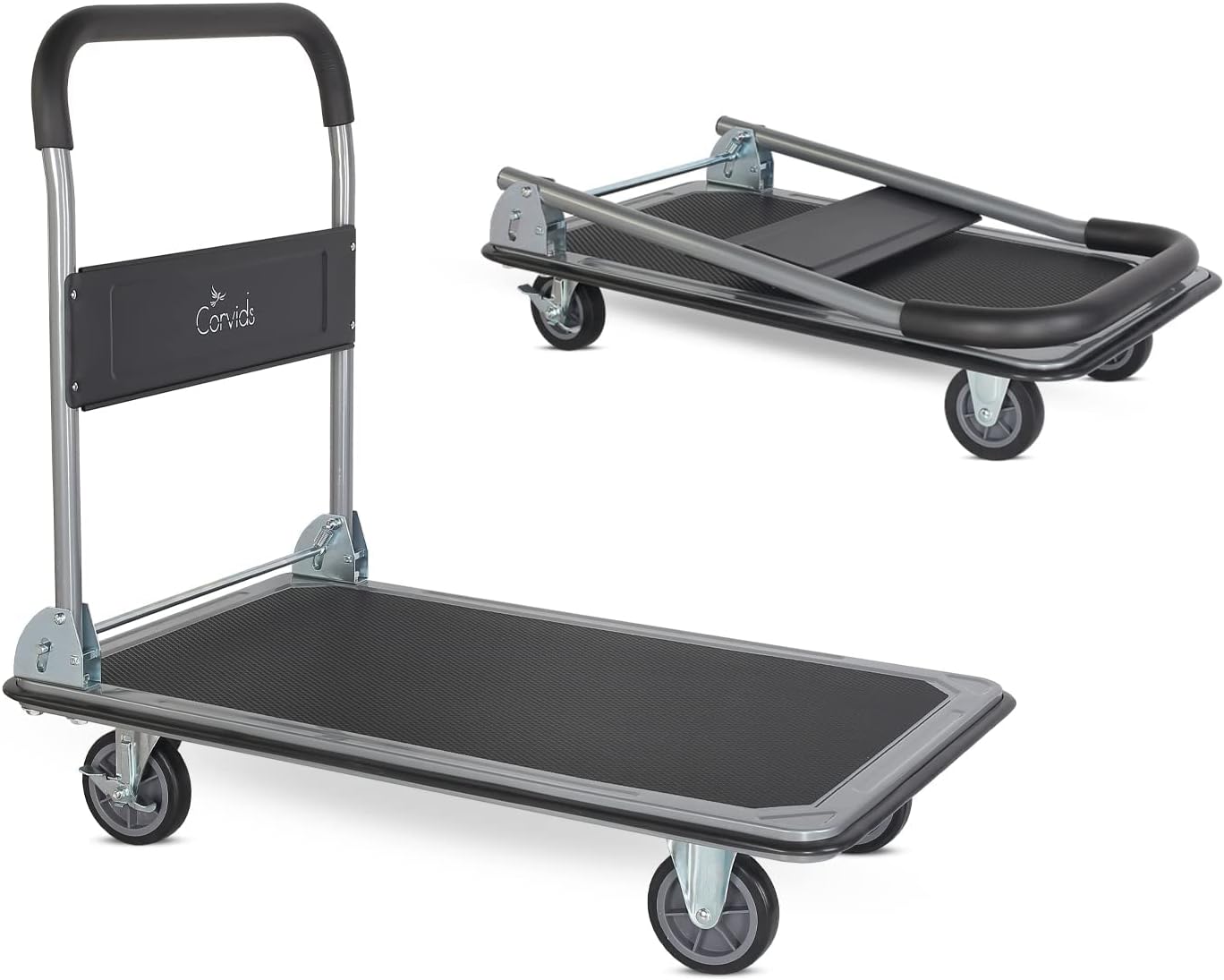 Corvids 300 Kg Portable Folding Metal Hand Platform Trolley for ...