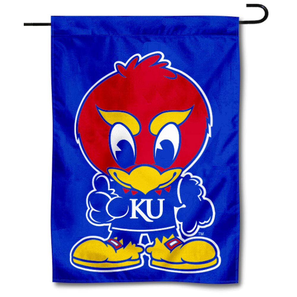 Amazon.com : Kansas Baby Jayhawk Garden Flag and Yard Banner : Sports ...