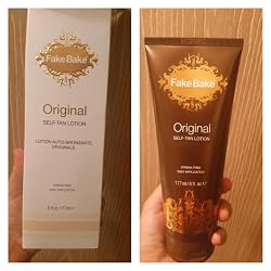 Amazon.com : Fake Bake Original Self-Tanning Lotion Lasting Natural ...