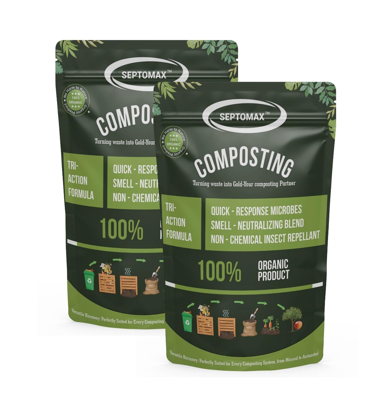 Septomax Compost Maker Microbial Innovation for Rapid, Aerobic ...