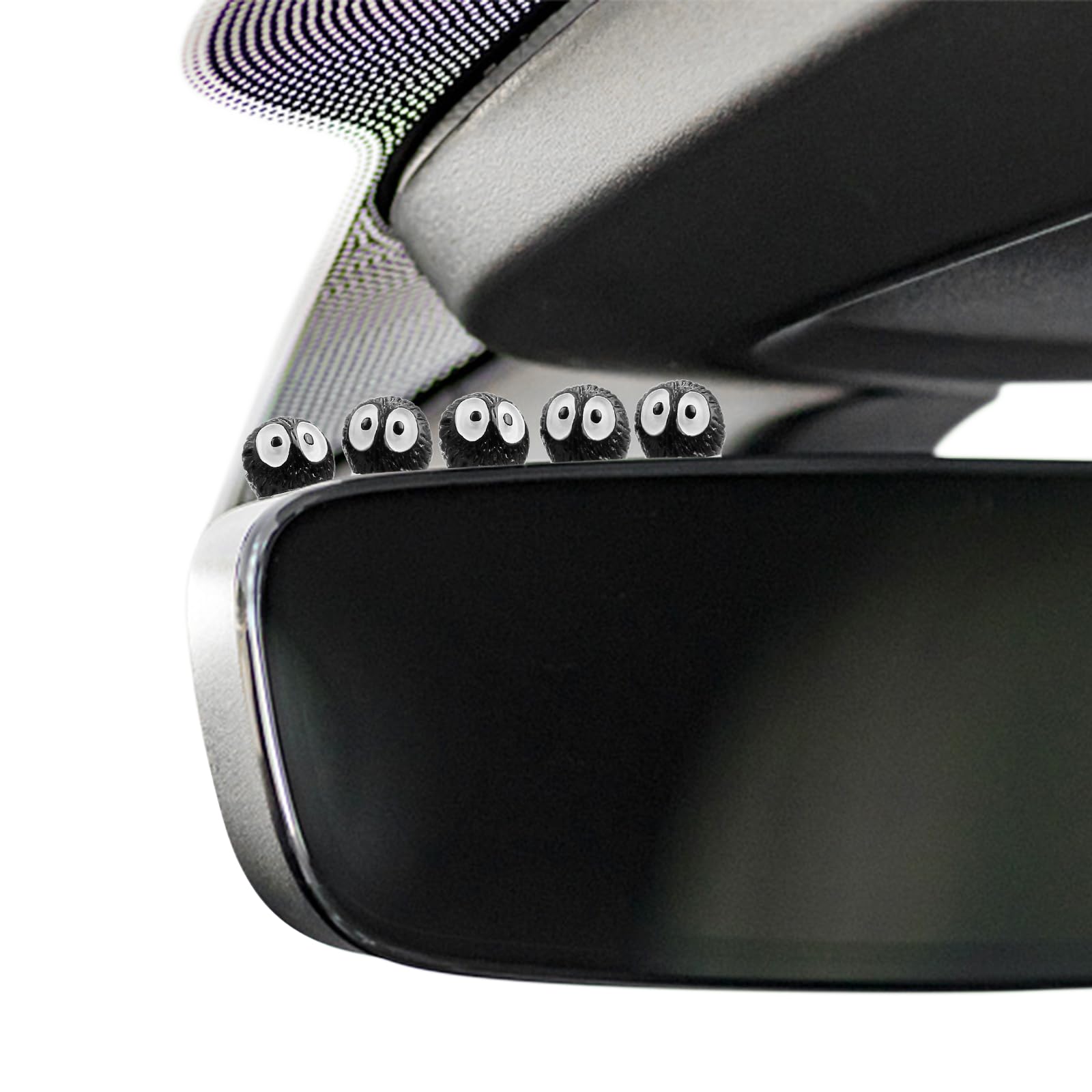 Snapklik.com : YGMONER Soot Sprites Tangerine Car Interior Rear View ...