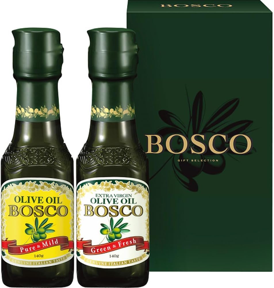 Amazon | 日清オイリオ ボスコ (BOSCO) エキストラバージン オリーブオイル ギフト セット お中元 お歳暮 贈り物 内祝い 贈答品 ラッピング 熨斗 (BG-10A) | ノー ...