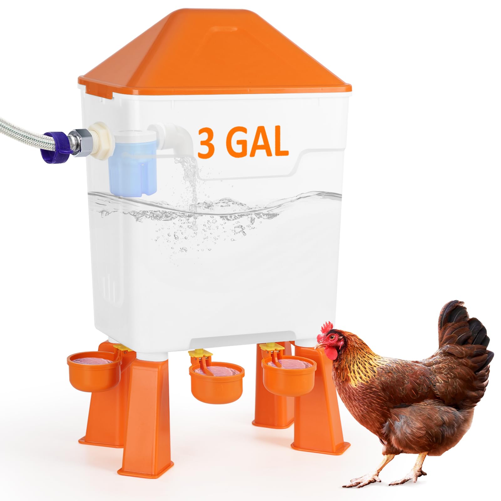 Fountain Chicken Watering Systems Farm Innovators Heated Chicken