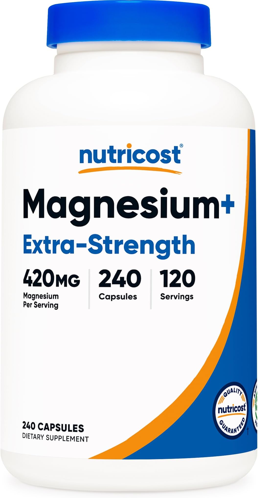 Amazon.com: Nutricost Magnesium+ Extra Strength 420mg, 240 Capsules ...