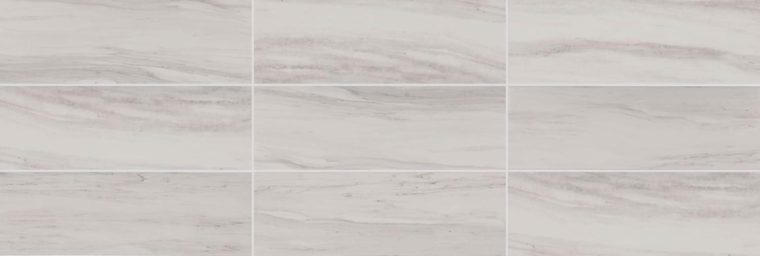 Daltile Costar 4" x 12" Marble Look Ceramic Wall Tile in Matte ...