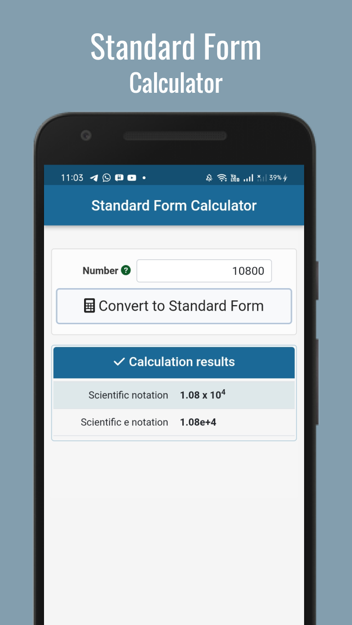 Standard Form Calculator - App on Amazon Appstore