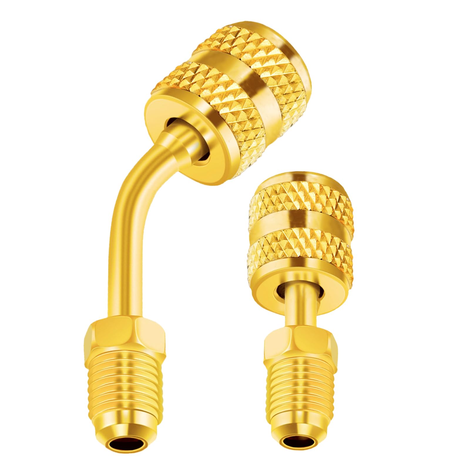 Snapklik.com : Zoizocp R410A Adapter 5/16 Inches SAE Female To 1/4 ...