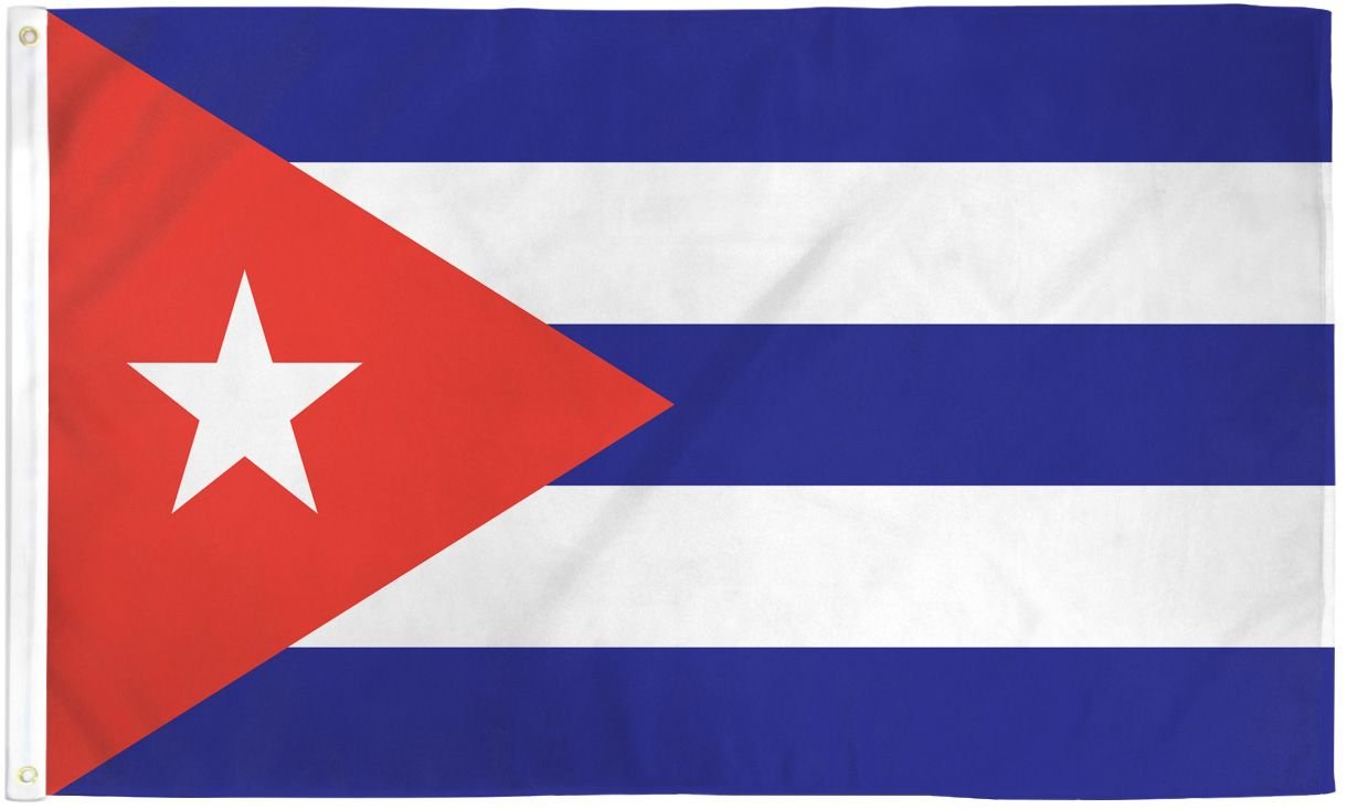 Amazon.com : Cuba Flag 3x5ft Poly - INTERNATIONAL FLAGS : Patio, Lawn ...