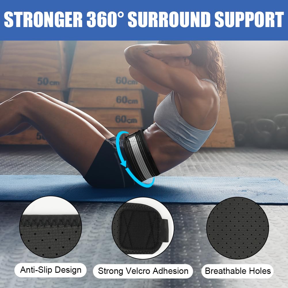 AOGOE Sacroiliac SI Joint Hip Belt, Sciatica Belt Relieve Back Pain ...