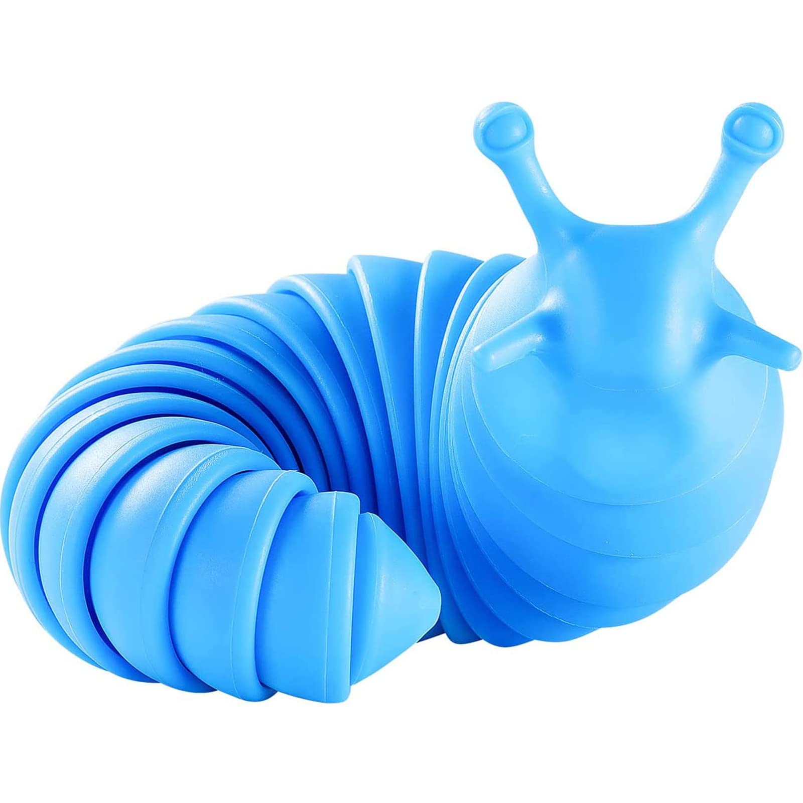Buy 3D Printed Fidget Slug Toys, 7.5" Flexible Sensory Slug Stim Toy ...