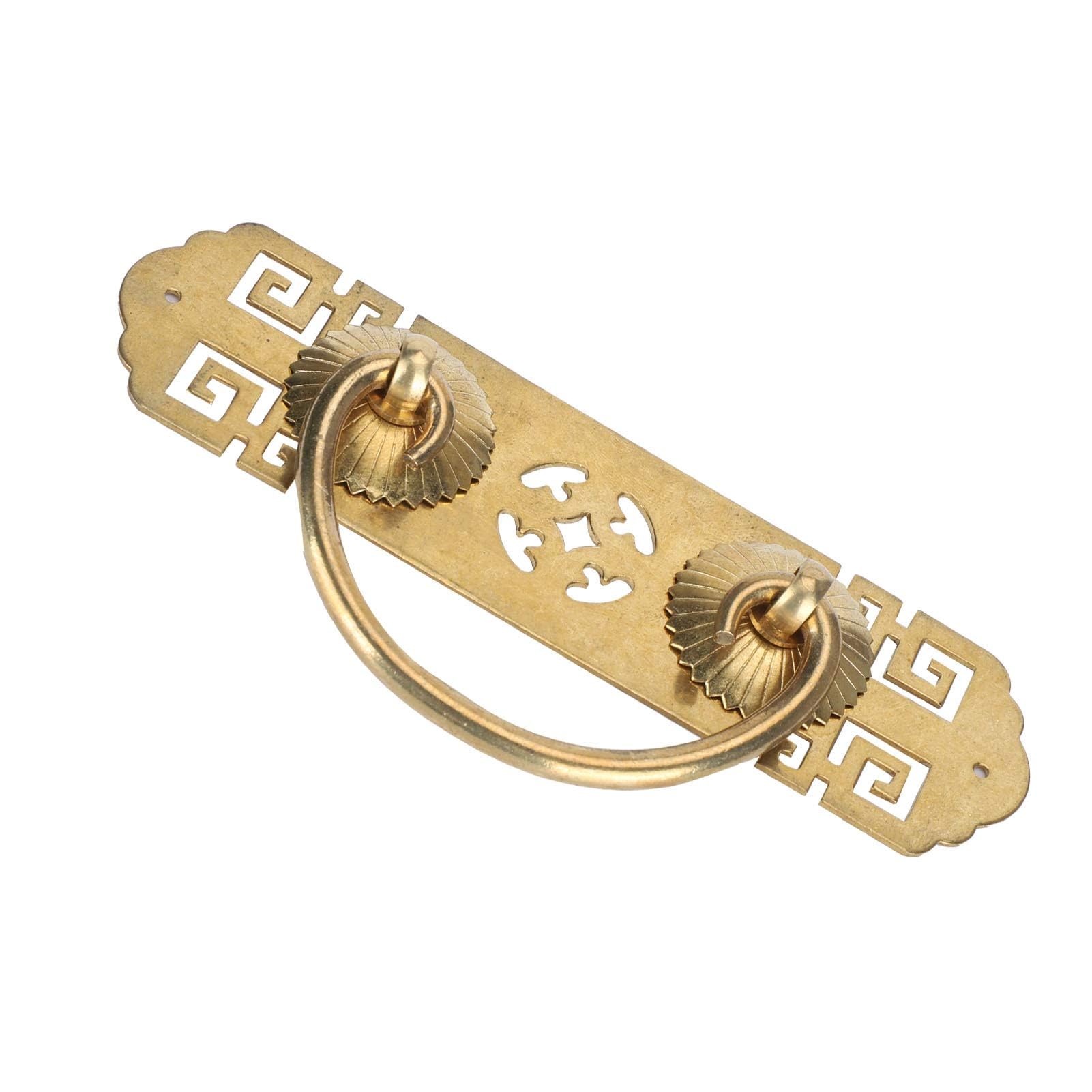 2 Sets Chinese Style Cabinet Door Handles and Pulls, Antique Door Pull ...