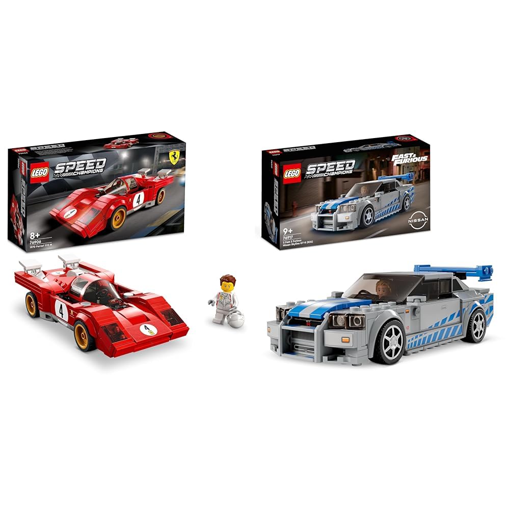 LEGO 76906 Speed Champions 1970 Ferrari 512 M Sports Red Race Car Toy ...