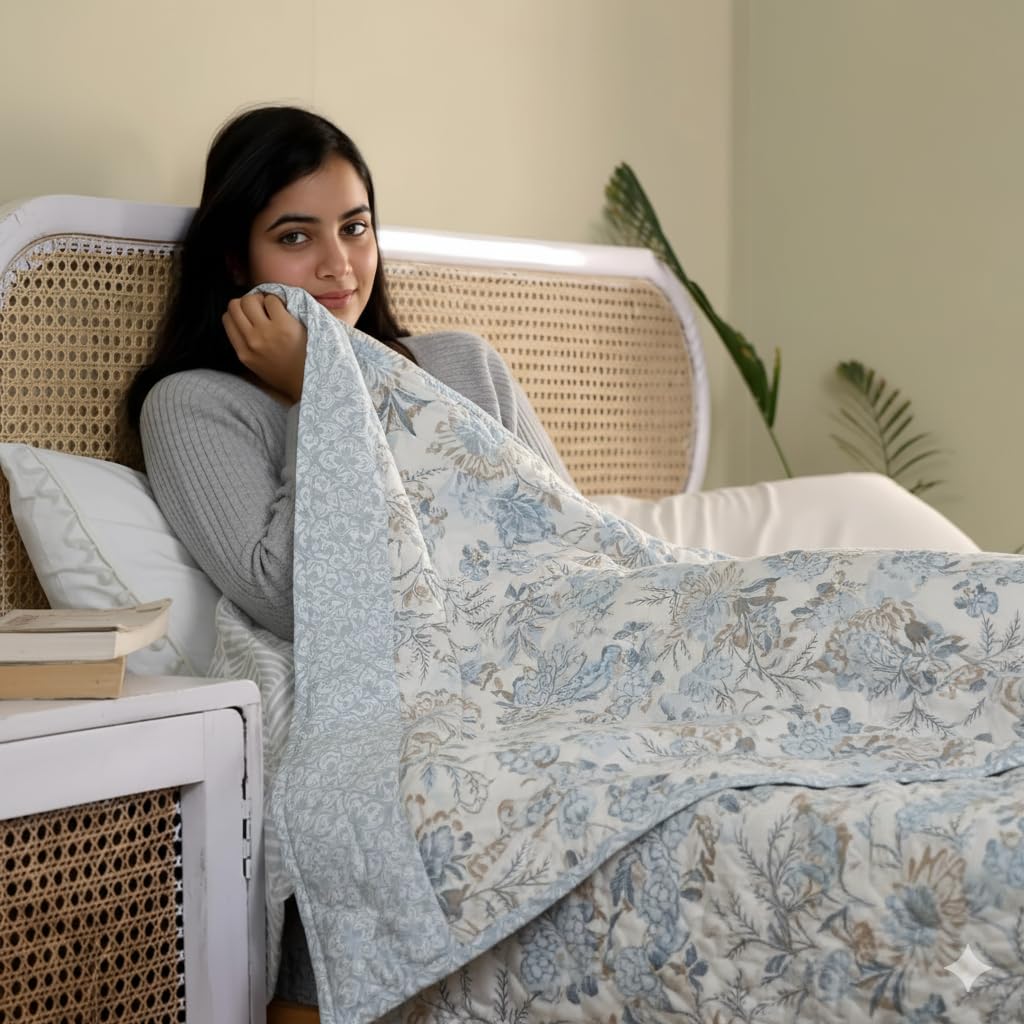 Buy Home Stylish Luxury Ultrasonic Punch AC Comforter Blanket – Quilted ...