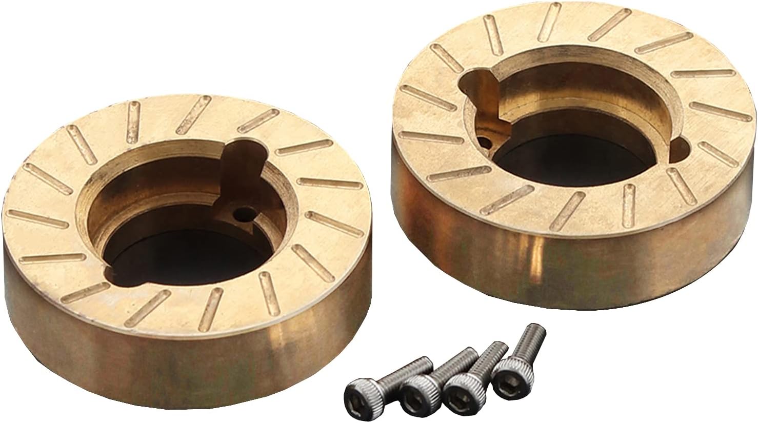 Amazon.com: SCX10 Brass Weights SCX10 II AR44 Axle Brass Counterweight ...