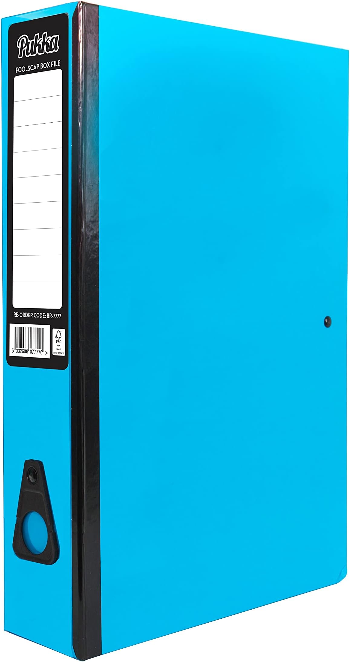 Pukka Foolscap Glossy Box Files with Document Clip & Push Lock School ...