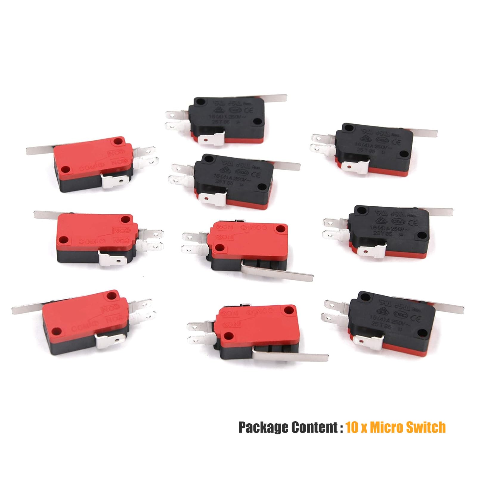 Snapklik.com : Micro Limit Switch Blade Momentary Short Straight Hinge ...