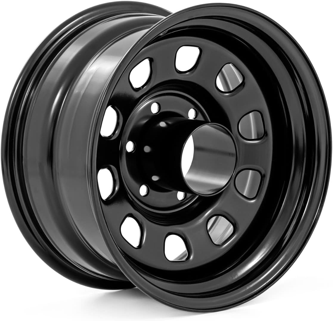 Amazon.com: Rough Country Steel Wheel 17x9 | 8x6.5 | 5.10 Bore | -12 ...