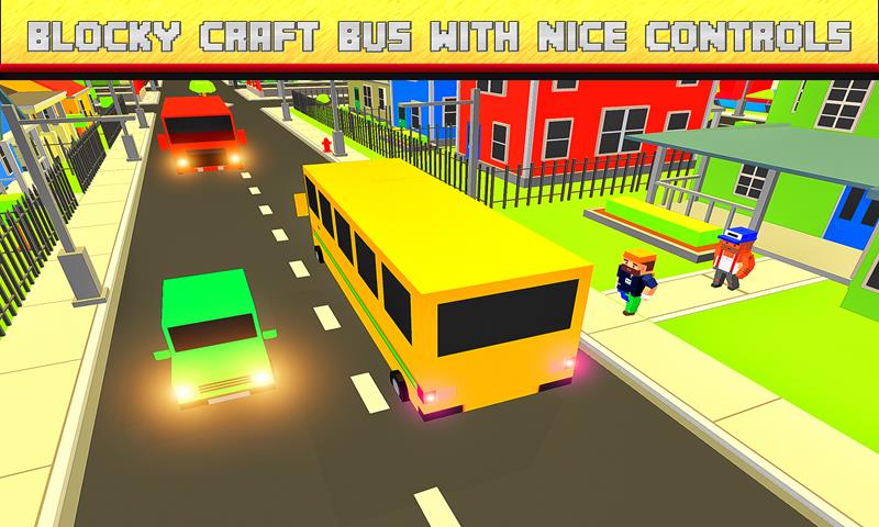 Cube Craft Pixel School Bus 3D:www.amazon.com:Appstore for Android