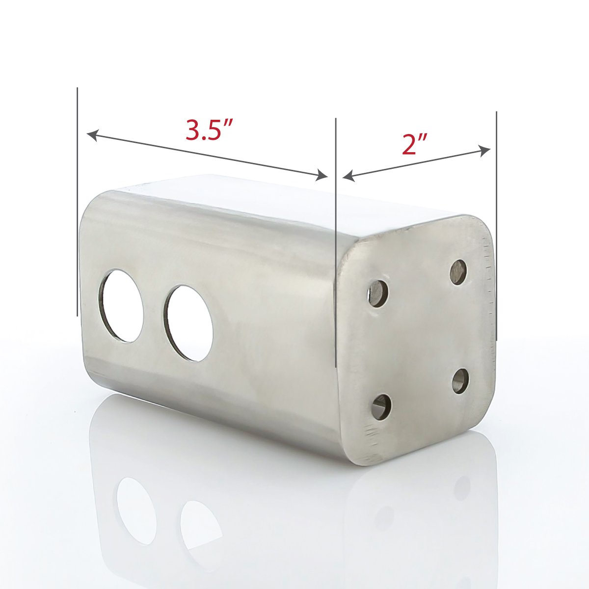 Snapklik.com : Ford Blue Oval Solid Brass Hitch Cover Plug