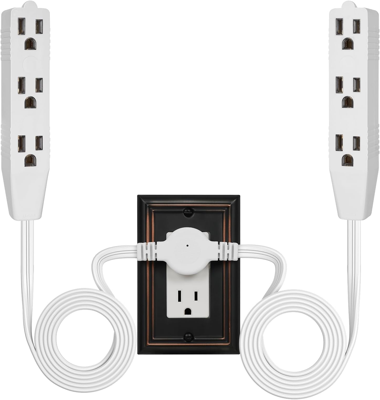 Amazon.com: Makevivi Twin Extension Cord - 12 FT Split Extension Cord ...
