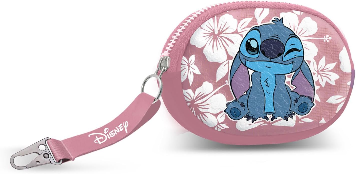 Amazon.com: Disney Lilo and Stitch Maui-Pill Coin Purse, Pink, 12.5 x 9 ...