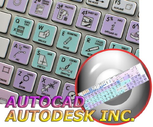 AUTODESK AUTOCAD GALAXY SERIES KEYBOARD STICKERS APPLE SIZE: 4Keyboard ...